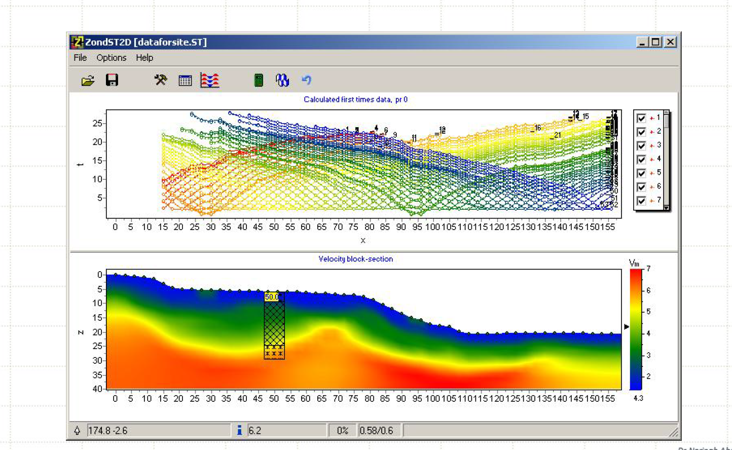 Seismic Refraction Data Interpretation - | Chegg.com