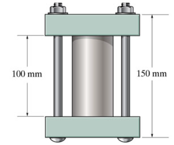 Solved The 60-mm-diameter cylinder is made from Am 1004-T61 | Chegg.com