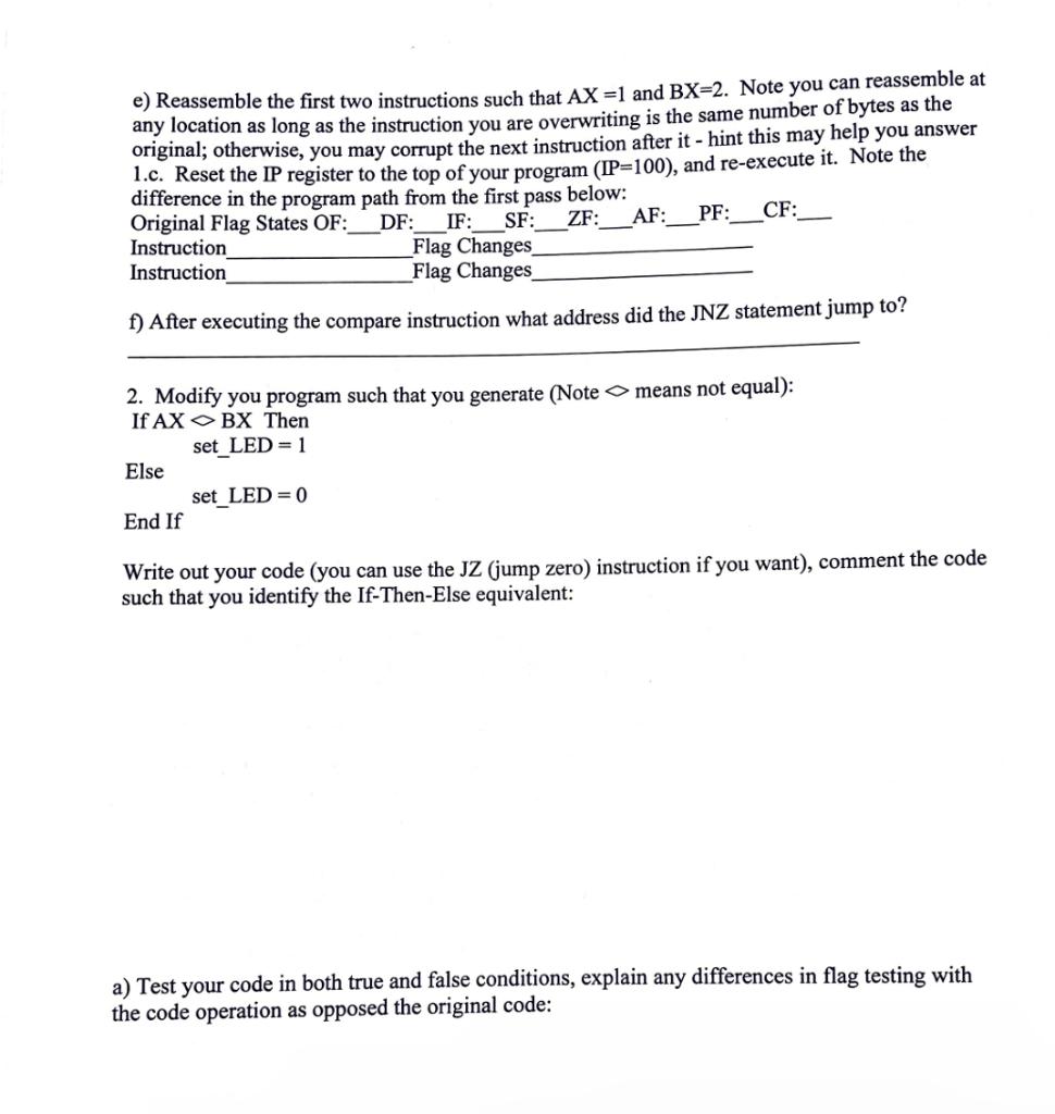 Solved You will investigate the operations of flags | Chegg.com