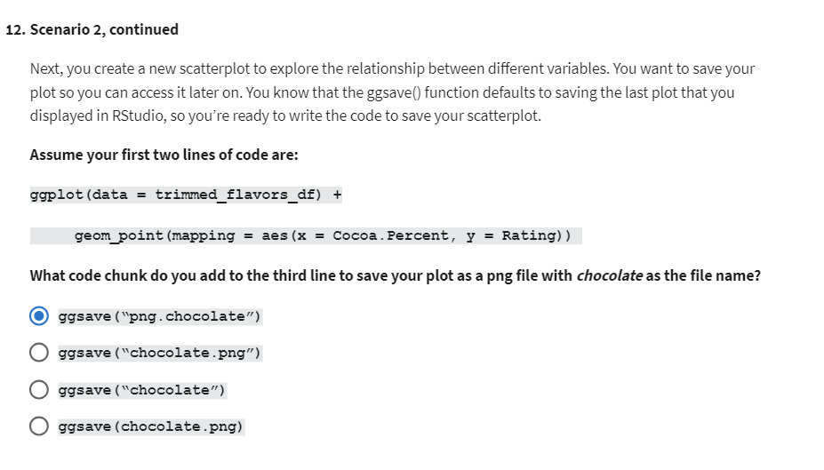 Solved Scenario 2, ﻿continuedNext, you create a new | Chegg.com