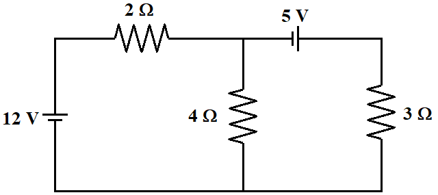 Solved Three resistors and two power supplies are connected | Chegg.com
