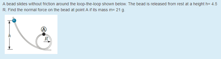Solved A bead slides without friction around the | Chegg.com