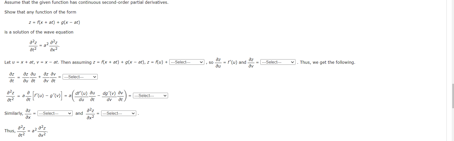 Solved Assume that the given function has continuous | Chegg.com