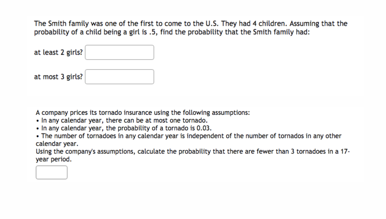 Solved The Smith family was one of the first to come to the | Chegg.com
