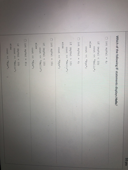 Solved Which statement post-decrements variable num1? num1; | Chegg.com