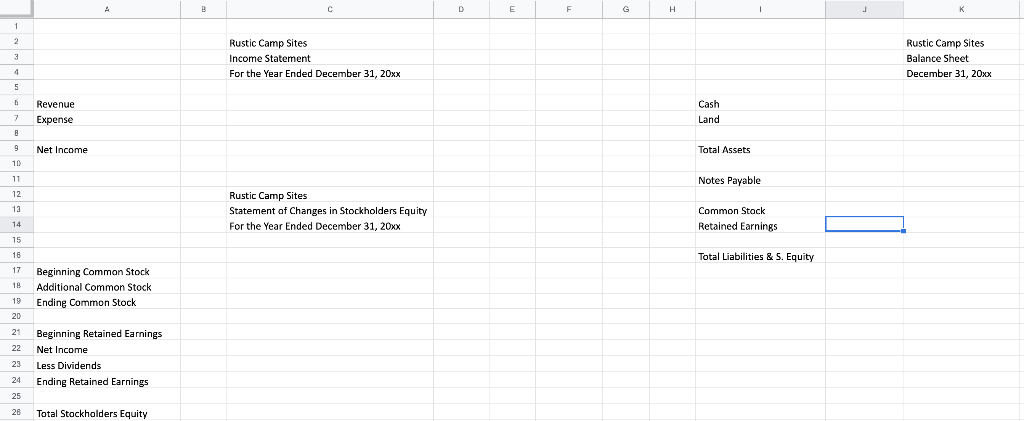 Solved Assume the following beginning balance for Rustic | Chegg.com
