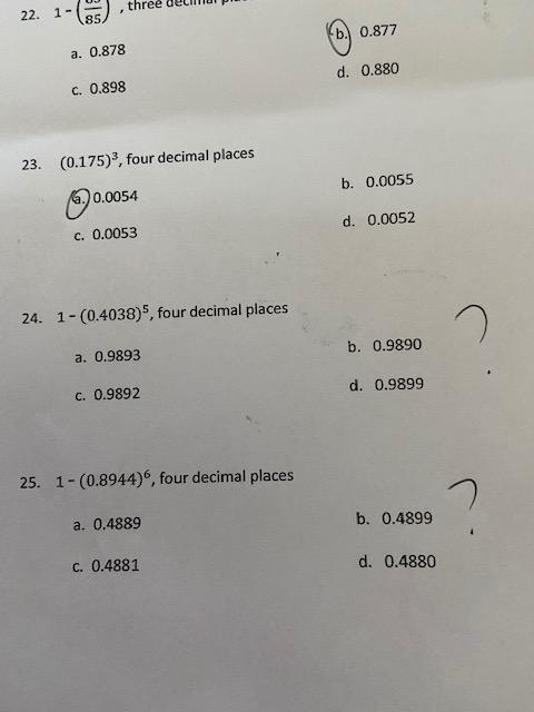 Solved Can someone please double check my answers. Also | Chegg.com