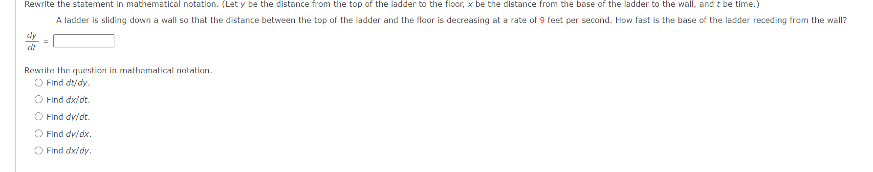 Solved Rewrite the statement in mathematical notation. (Let | Chegg.com
