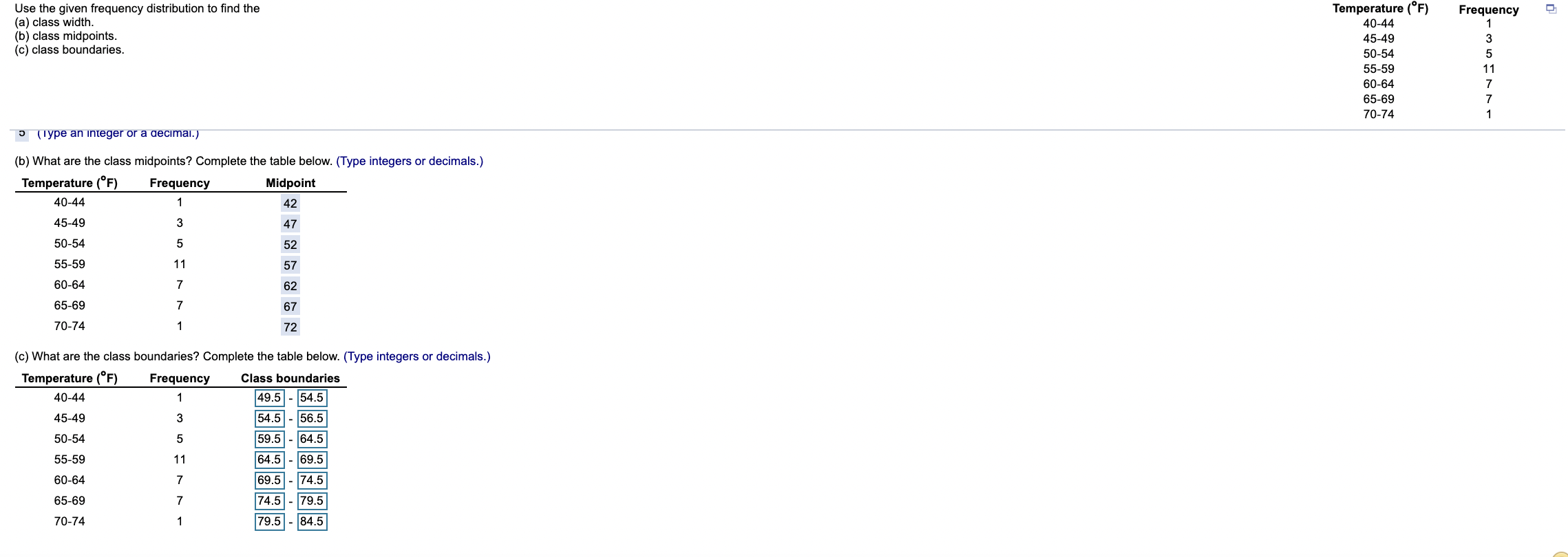 Solved Use the given frequency distribution to find the (a) | Chegg.com
