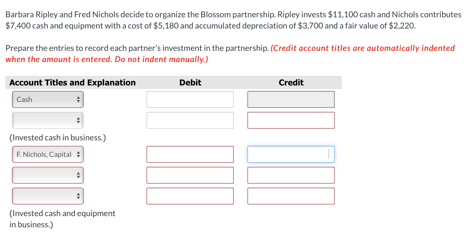 Solved Barbara Ripley and Fred Nichols decide to organize | Chegg.com