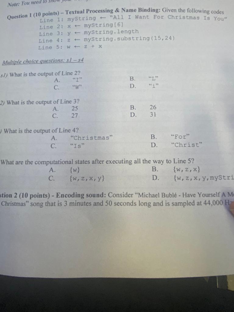 Solved 1smonoth . Further assume that each sample is encoded | Chegg.com