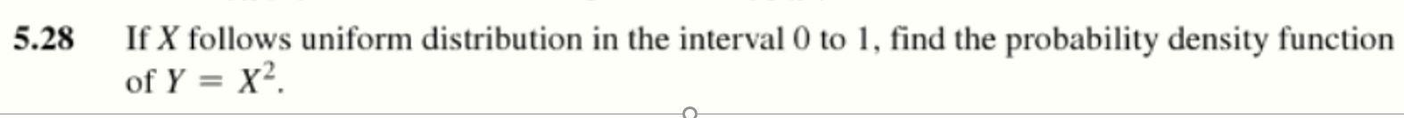 Solved [ If X follows uniform distribution in the interval | Chegg.com