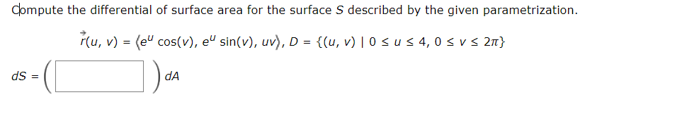 Solved r(u,v)= eucos(v),eusin(v),uv | Chegg.com