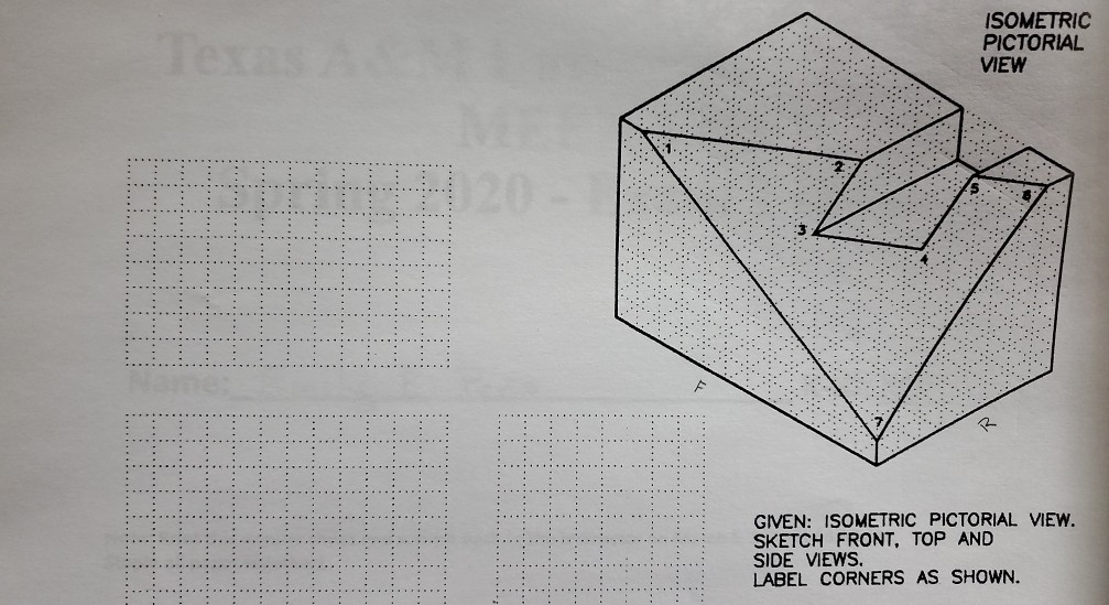 Solved ISOMETRIC PICTORIAL VIEW GIVEN: ISOMETRIC PICTORIAL | Chegg.com