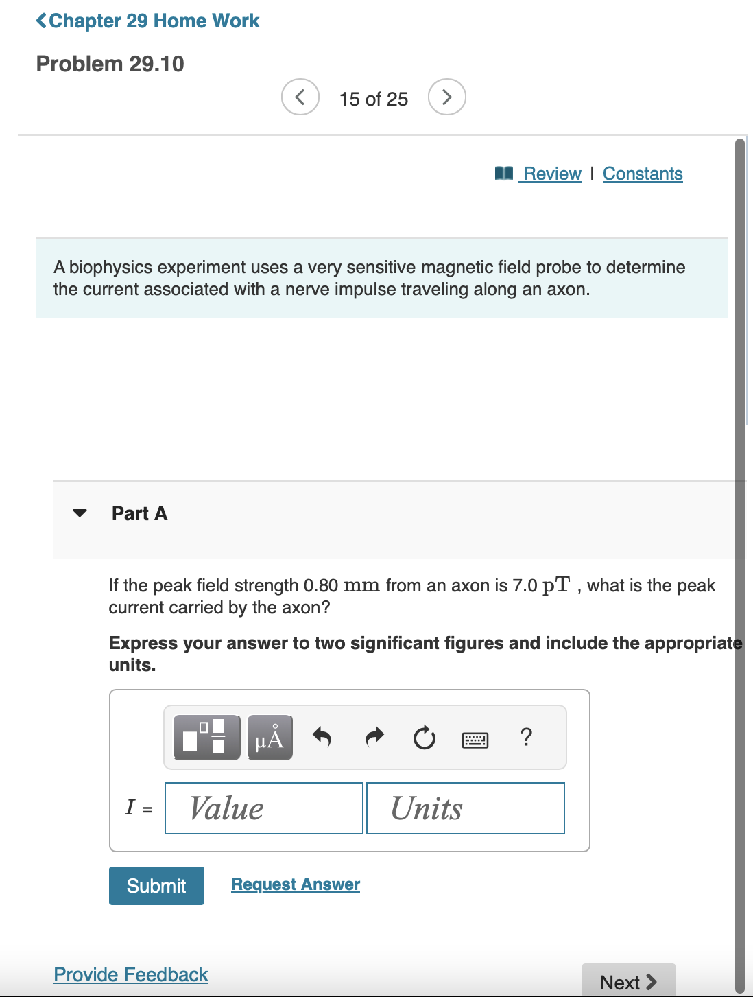 Solved A biophysics experiment uses a very sensitive | Chegg.com