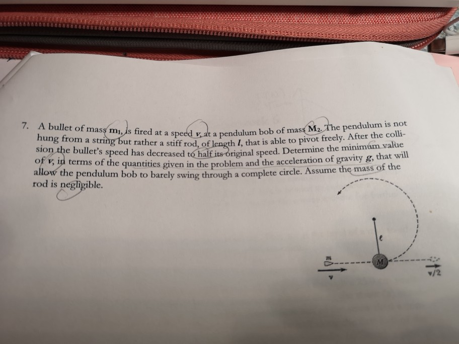 Solved 6. Two identical masses are connected through a | Chegg.com