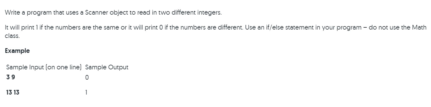 Solved Write a program that uses a Scanner object to read in | Chegg.com