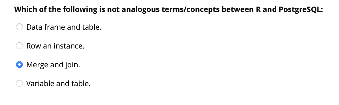 Solved Which of the following is not analogous | Chegg.com