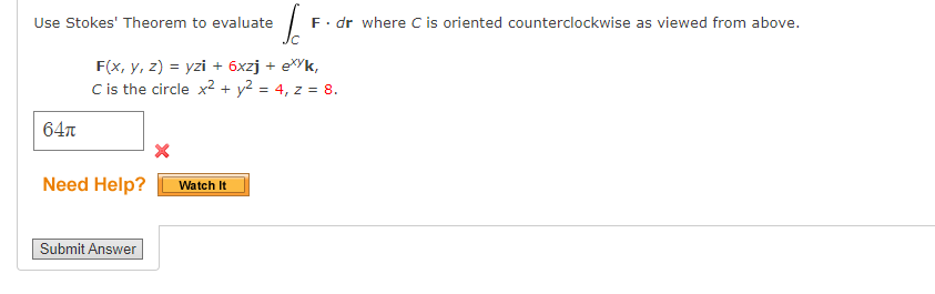 Solved Use Stokes' Theorem to evaluate ∫C﻿F*dr ﻿where C ﻿is | Chegg.com
