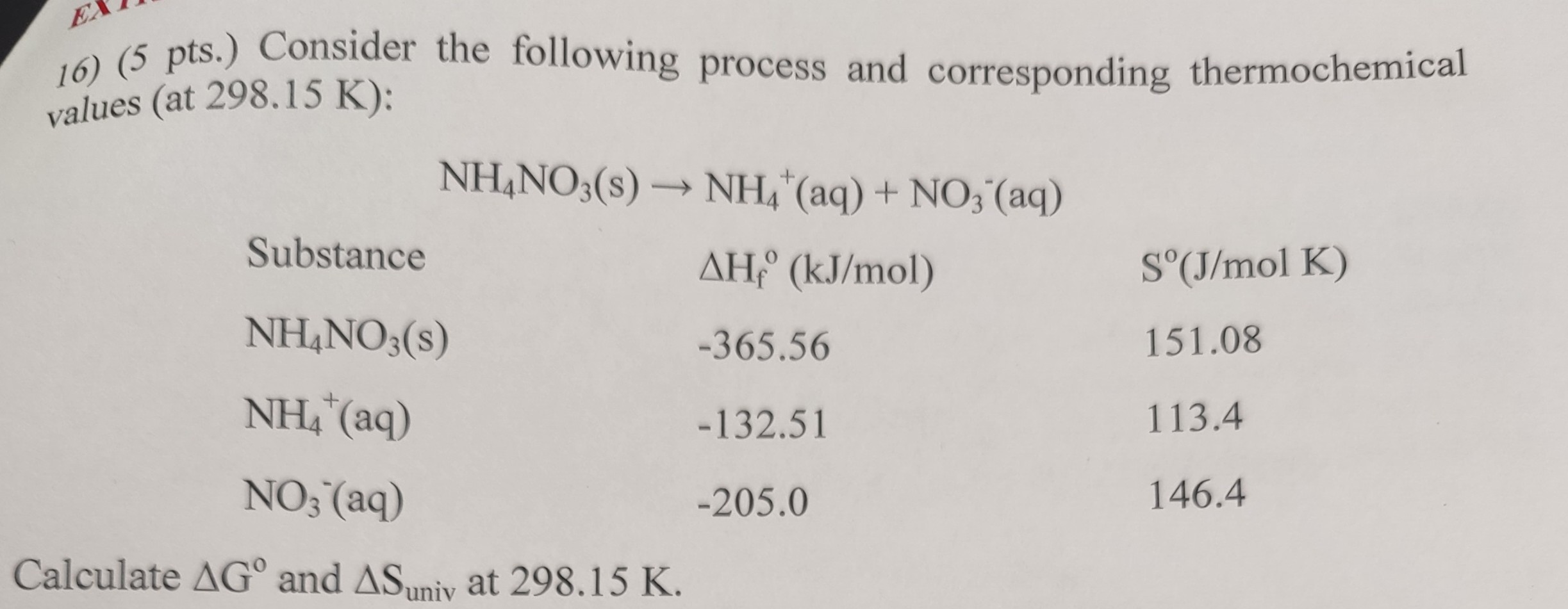 Solved (5 ﻿pts.) ﻿Consider the following process and | Chegg.com