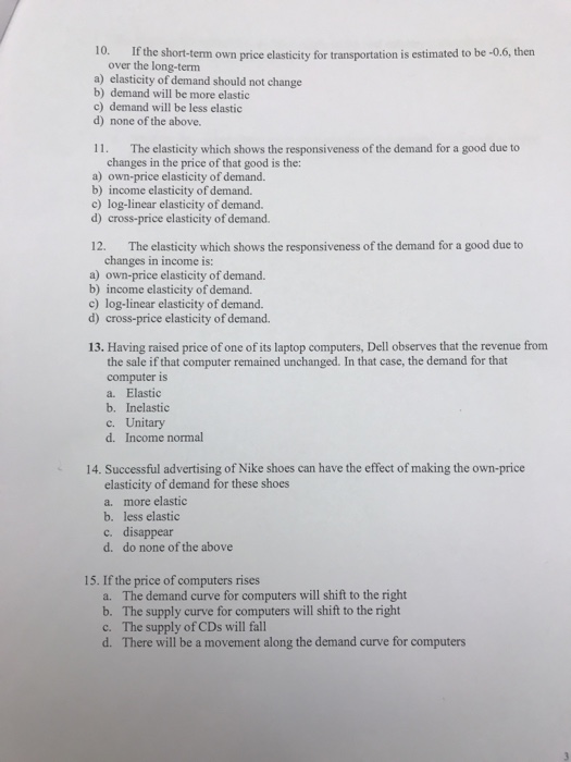 Solved 3. Suppose good X is an inferior good. Then a | Chegg.com