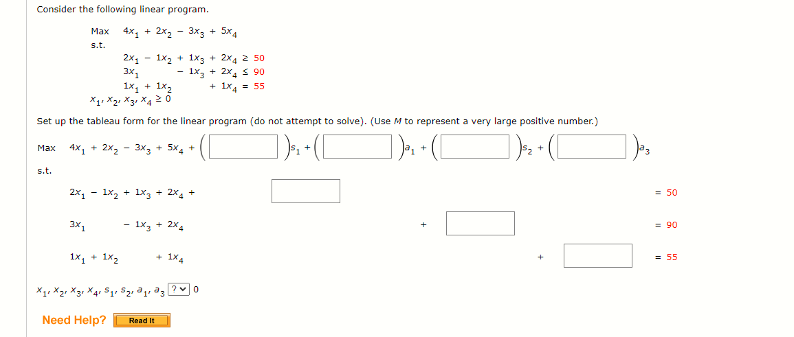 Solved Consider the following linear program. ﻿Max | Chegg.com