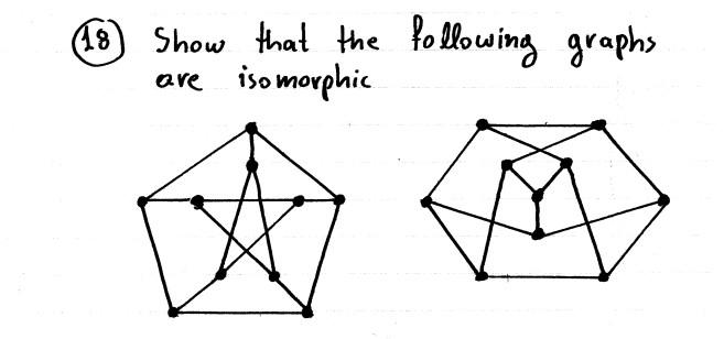 Solved Show that the following graphs are isomorphic | Chegg.com