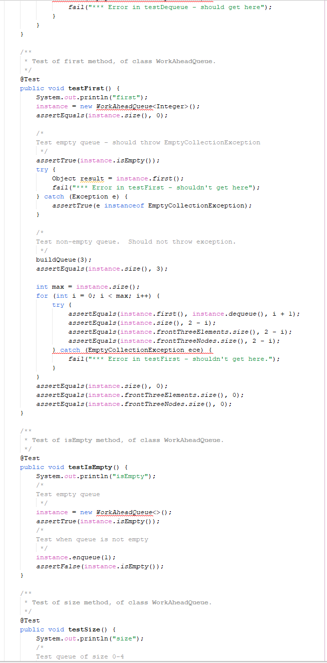 Solved The methods that must be implemented in | Chegg.com