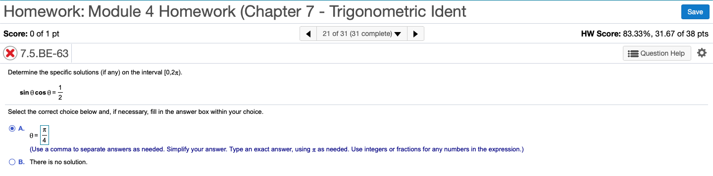 Solved Homework Module 4 Homework Chapter 7