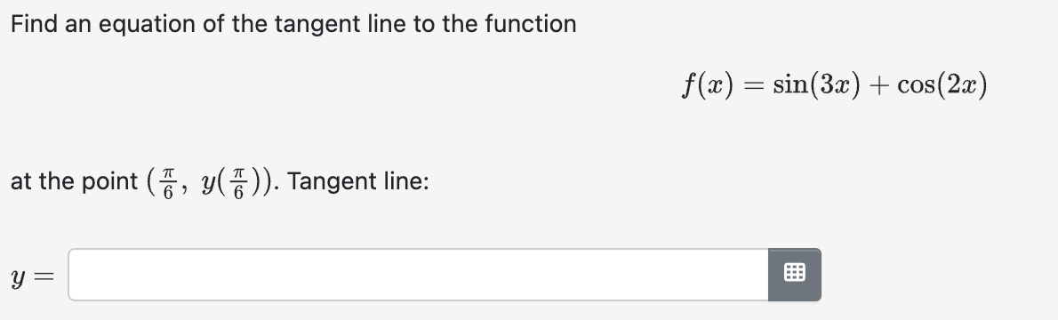 Solved Find an equation of the tangent line to the | Chegg.com