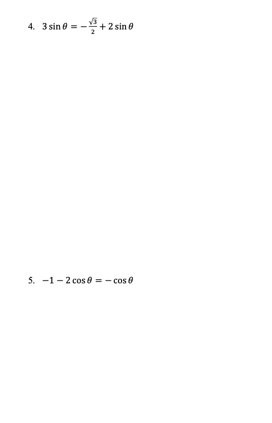 Solved Find all solutions to each equation in | Chegg.com