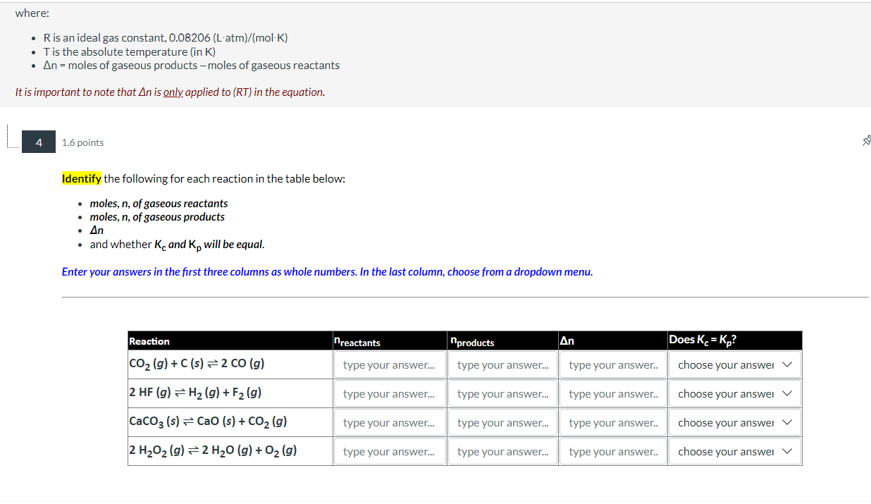 Solved where: R is an ideal gas constant, | Chegg.com