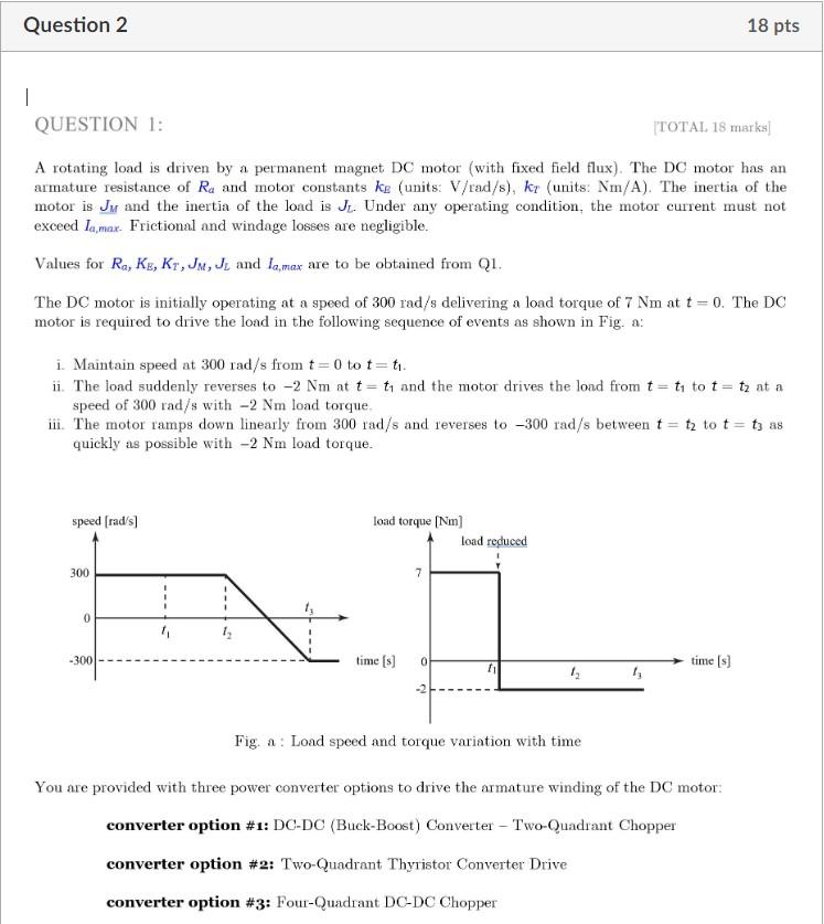 Solved Parameter Values Q1: | Chegg.com