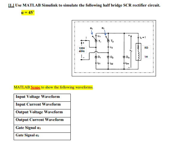 Solved [1.] Use MATLAB Simulink to simulate the following | Chegg.com