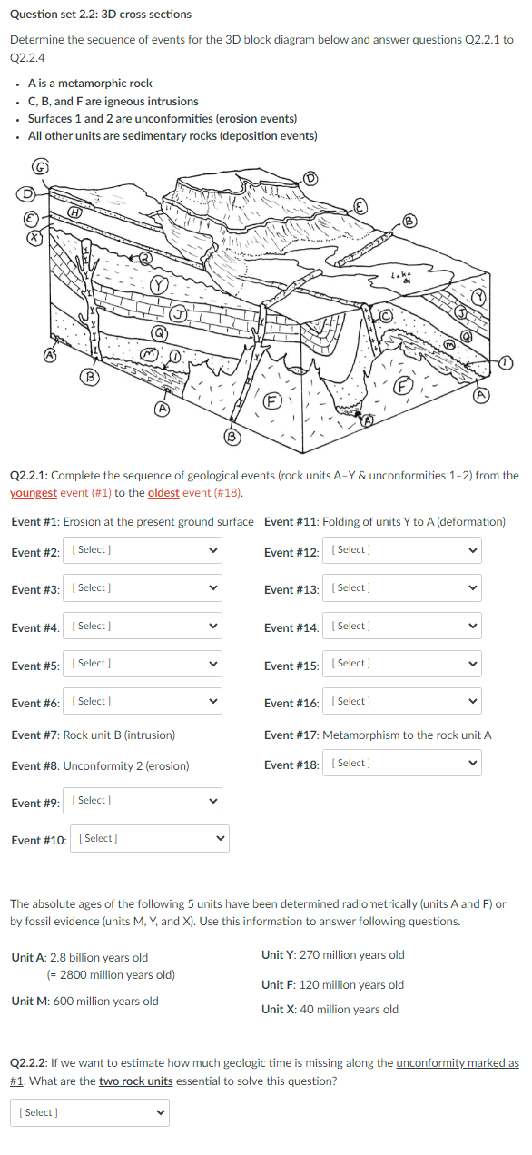 Solved Question set 2.2: 3D cross sections Determine the | Chegg.com