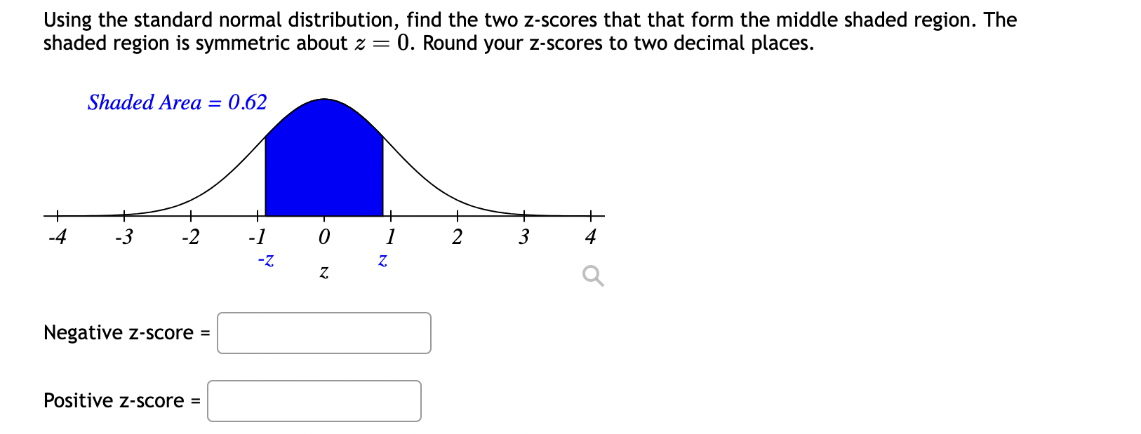 Solved Using The Standard Normal Distribution Find The Two
