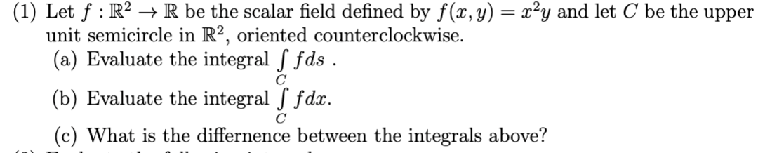 Solved 1 let F R2→r be The Scalar Field Defined By