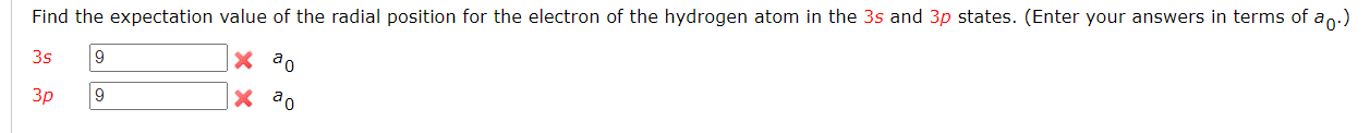 Solved Find the expectation value of the radial position for | Chegg.com