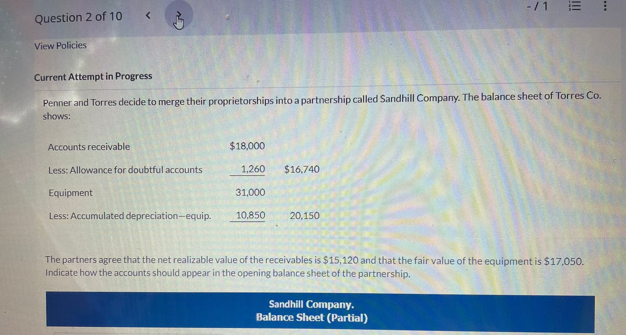 Solved Current Attempt in Progress Barbara Ripley and Fred | Chegg.com