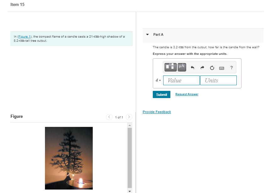 Solved Item 15 Part A In (Eigure 1). the compact filame of a | Chegg.com