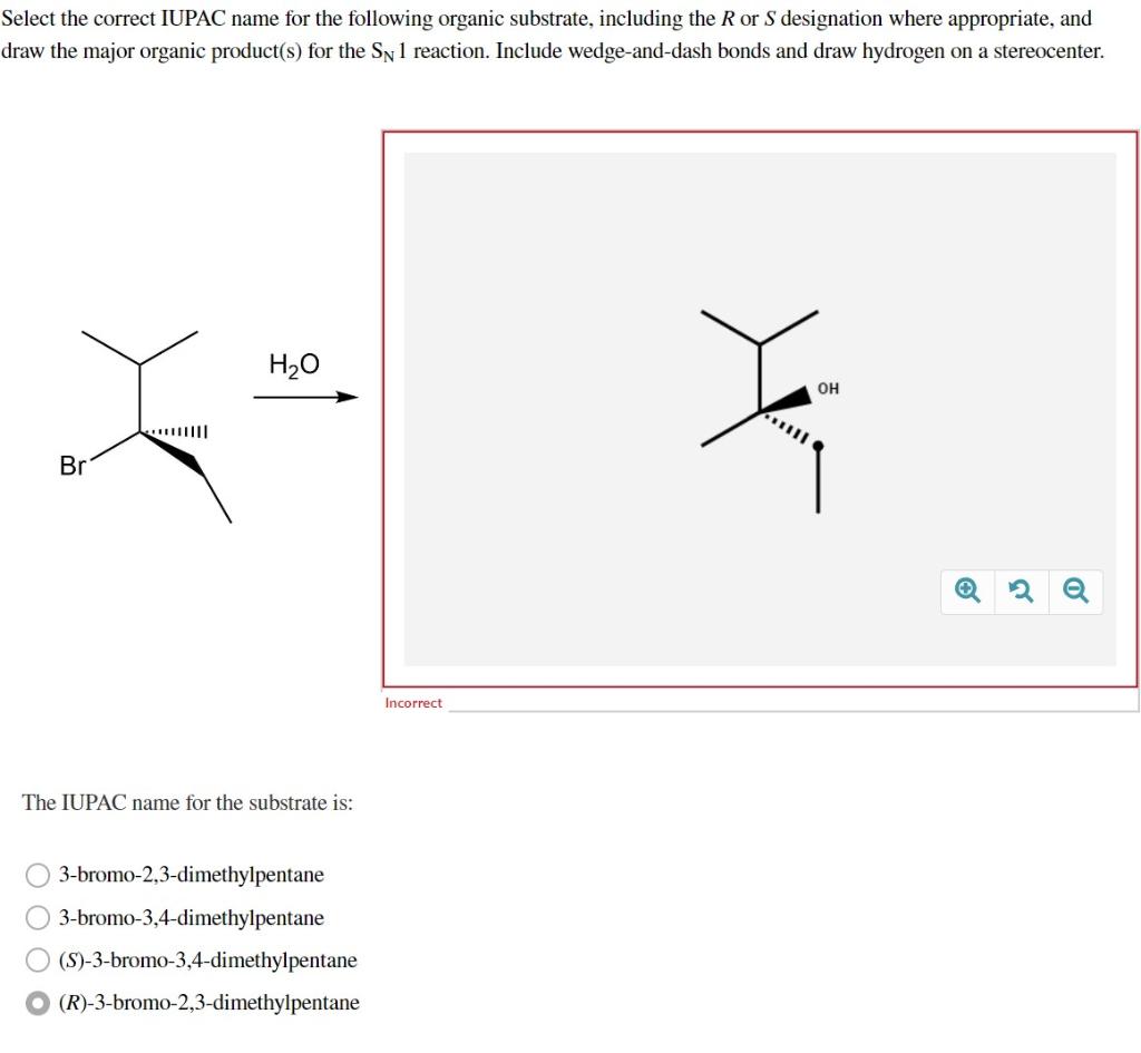 Solved Select the correct IUPAC name for the following | Chegg.com
