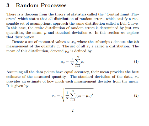 3 Random Processes There is a theorem from the theory | Chegg.com