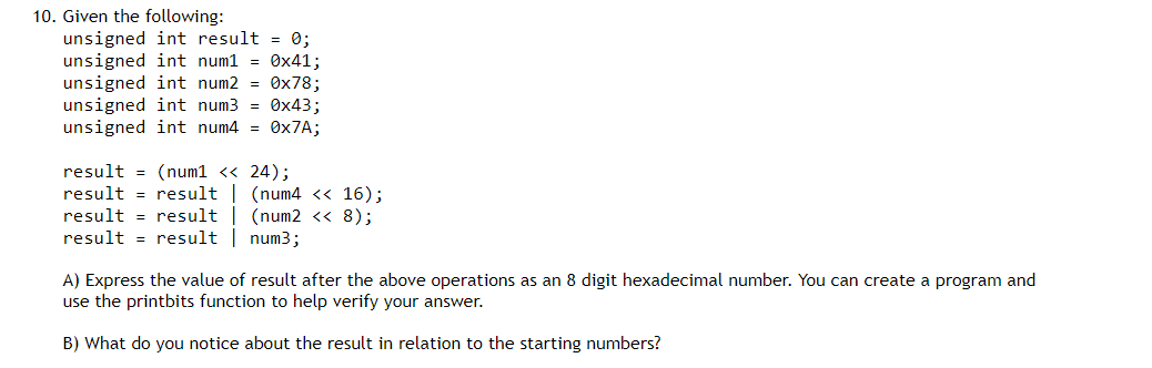 Solved 1. What is the result of (∼101+1) in decimal? 2. What | Chegg.com