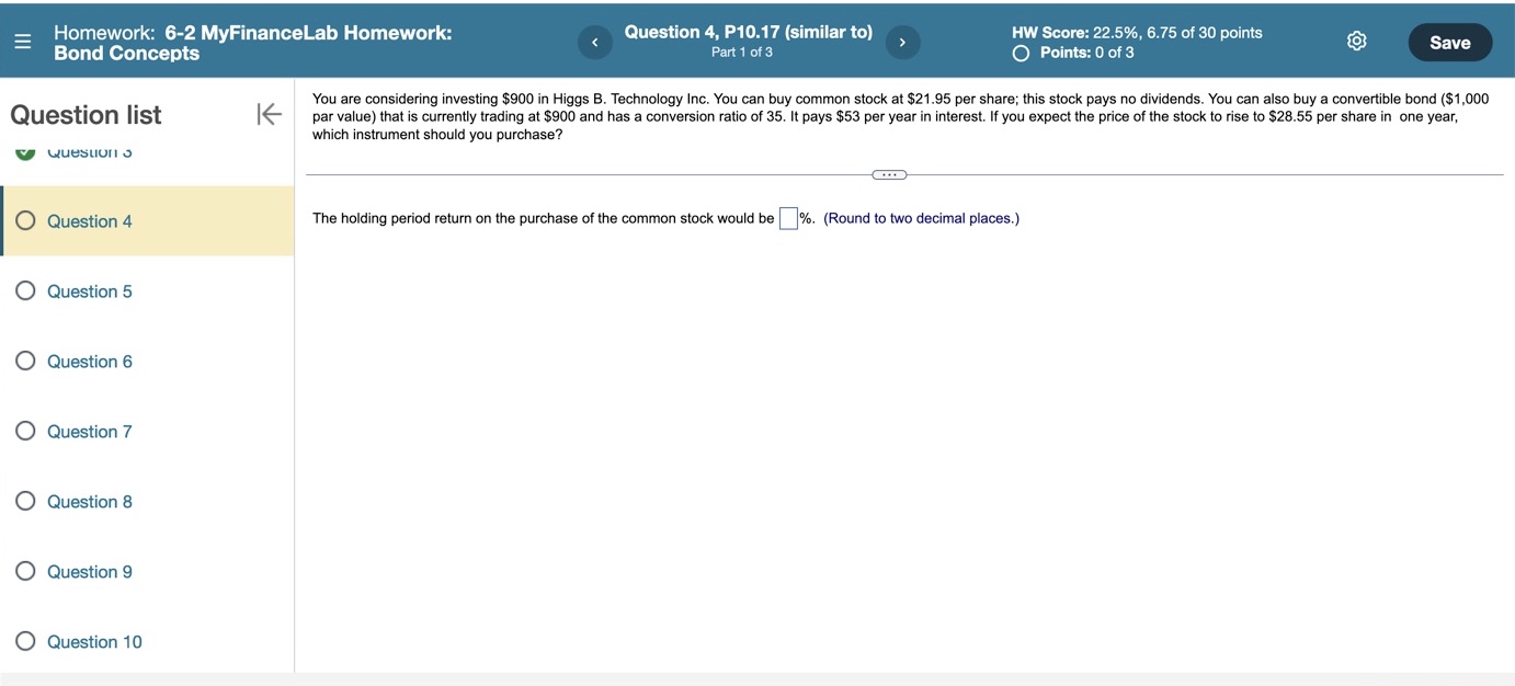 Solved estion list బuesแUr। Question 4 Question 5 Question 6 | Chegg.com