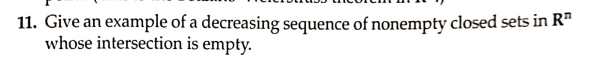 Solved 11 Give An Example Of A Decreasing Sequence Of 