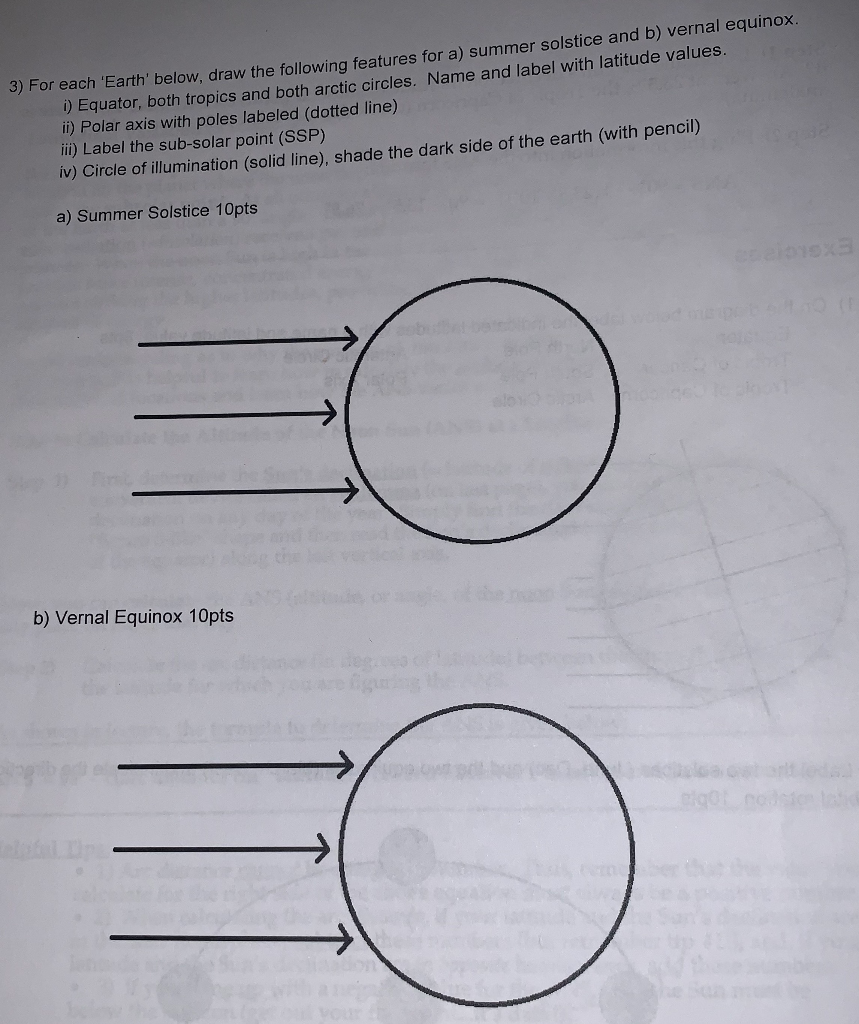 Because the Sun's parallel rays strike Earth's curved | Chegg.com