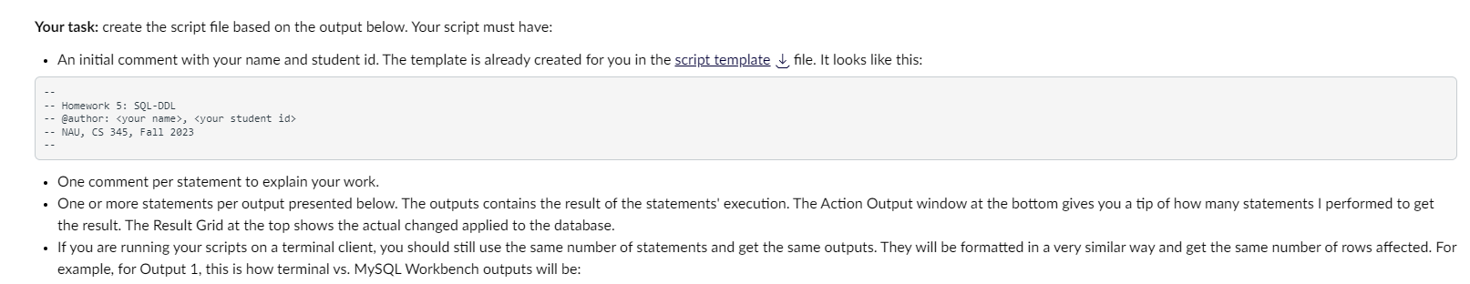 Solved Output 12: change ConnectOutput 15: clean uptimes. | Chegg.com