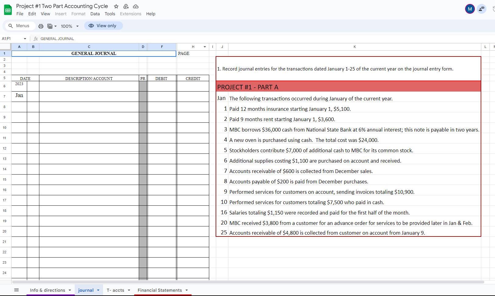 Solved This is a two part project (Directions file) and the | Chegg.com