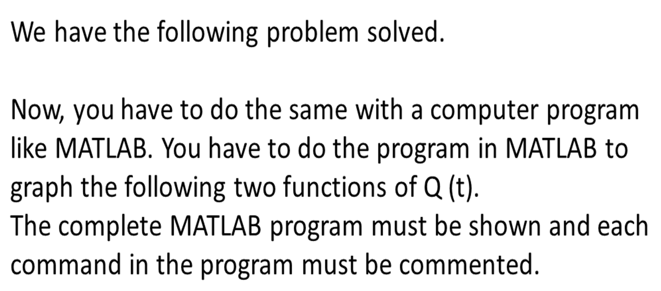 Solved We have the following problem solved. Now, you have | Chegg.com