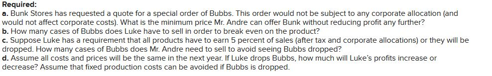Integrative Case 5-72 (Algo) Cost Estimation, CVP | Chegg.com